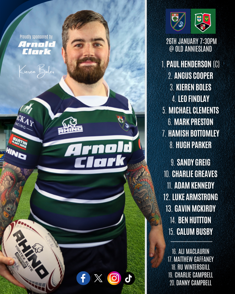 Team Announcement: GHK Rugby vs GHA - GHK Rugby